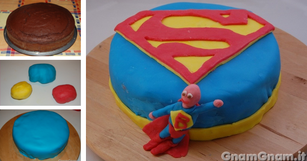 Torta Superman - La ricetta di Gnam Gnam