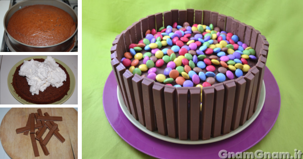 Torta kit kat - La ricetta di Gnam Gnam