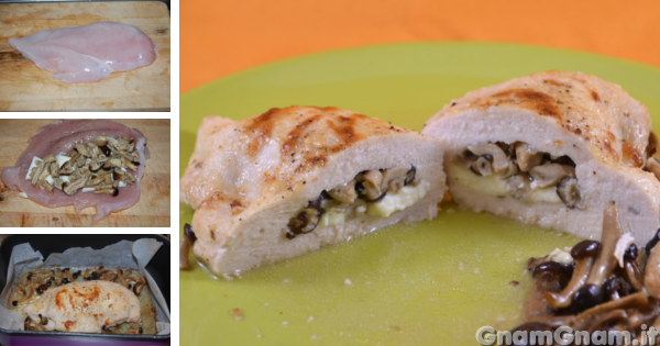 Petto di pollo farcito - La ricetta di Gnam Gnam